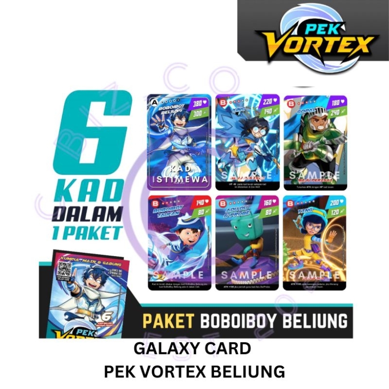BOBOIBOY Galaxy Card Pek Vortex : OLD & LIMITED EDITION CARD | Shopee Malaysia