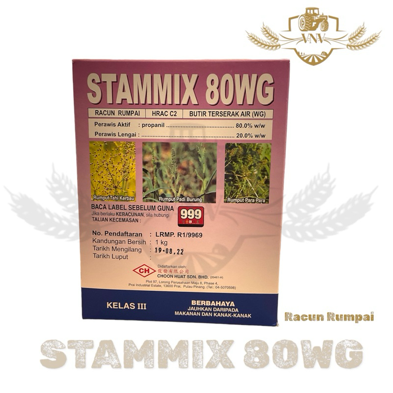 Stammix 80WG 1kg Racun rumpai sama (Leptonil, Lescplo, Stam, skipper ...