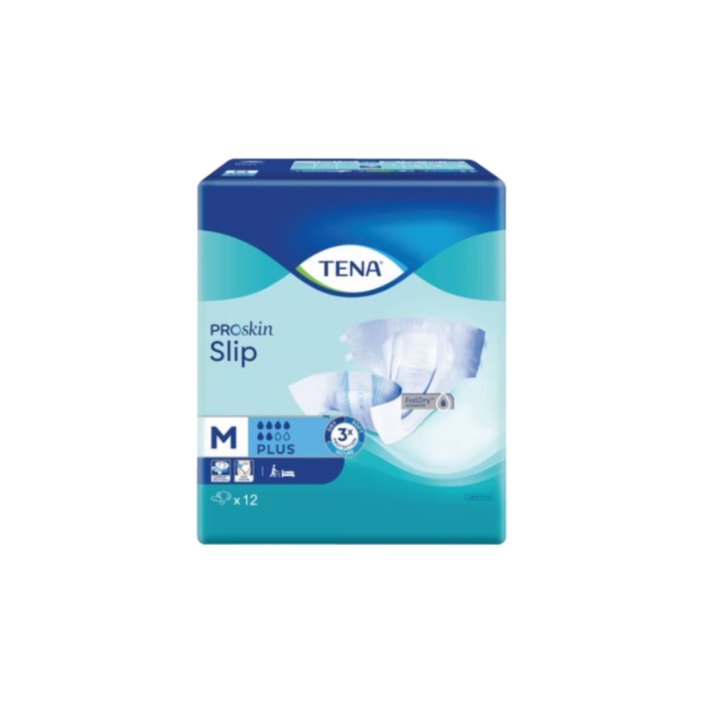 TENA PROSKIN SLIP PLUS ADULT DIAPER SIZE M 12S | Shopee Malaysia