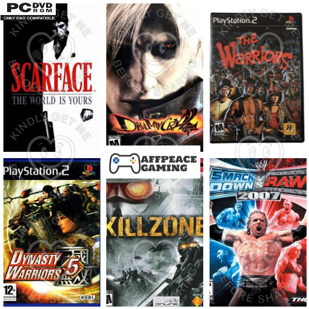 (PC GAME) 6 IN 1 BEST CLASSIC COLLECTION 4 VIDEO GAME - PENDRIVE ...