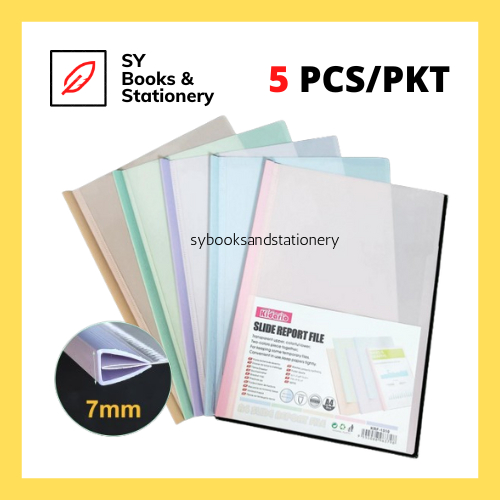 KIDARIO A4 Sliding Report File Folder 0.18mm 70 sheets / Paper Slide ...