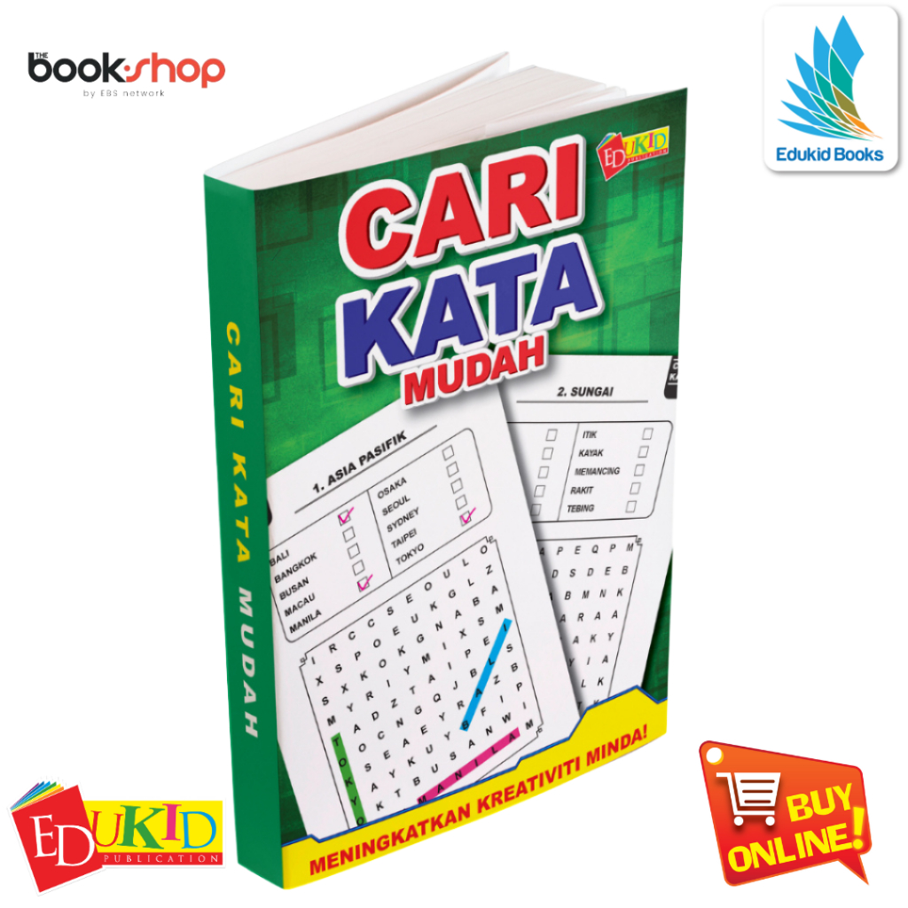 Cari Kata Mudah - Cari Kata - Word Seach - Bahasa Melayu - Mudah ...