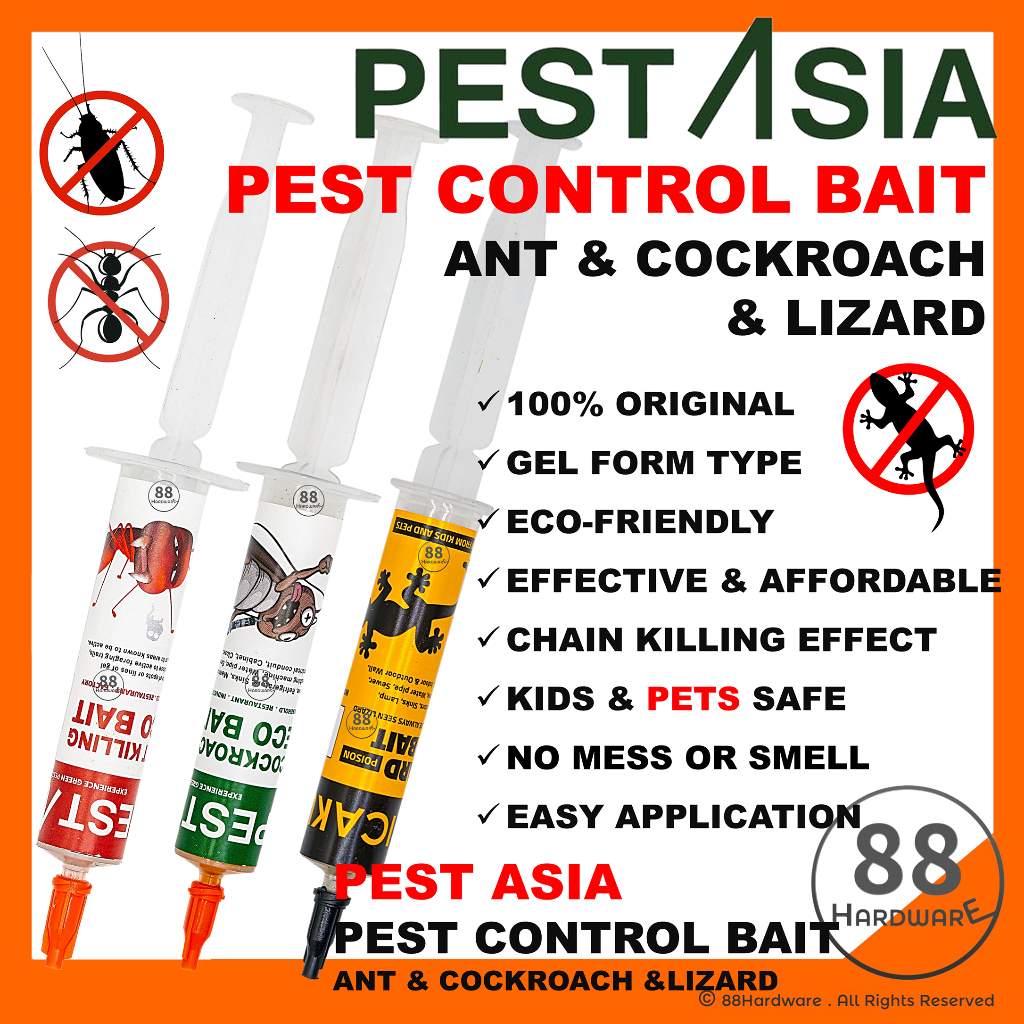 PEST ASIA ubat ant killer bait cockroach killer cicak racun cicak racun ...