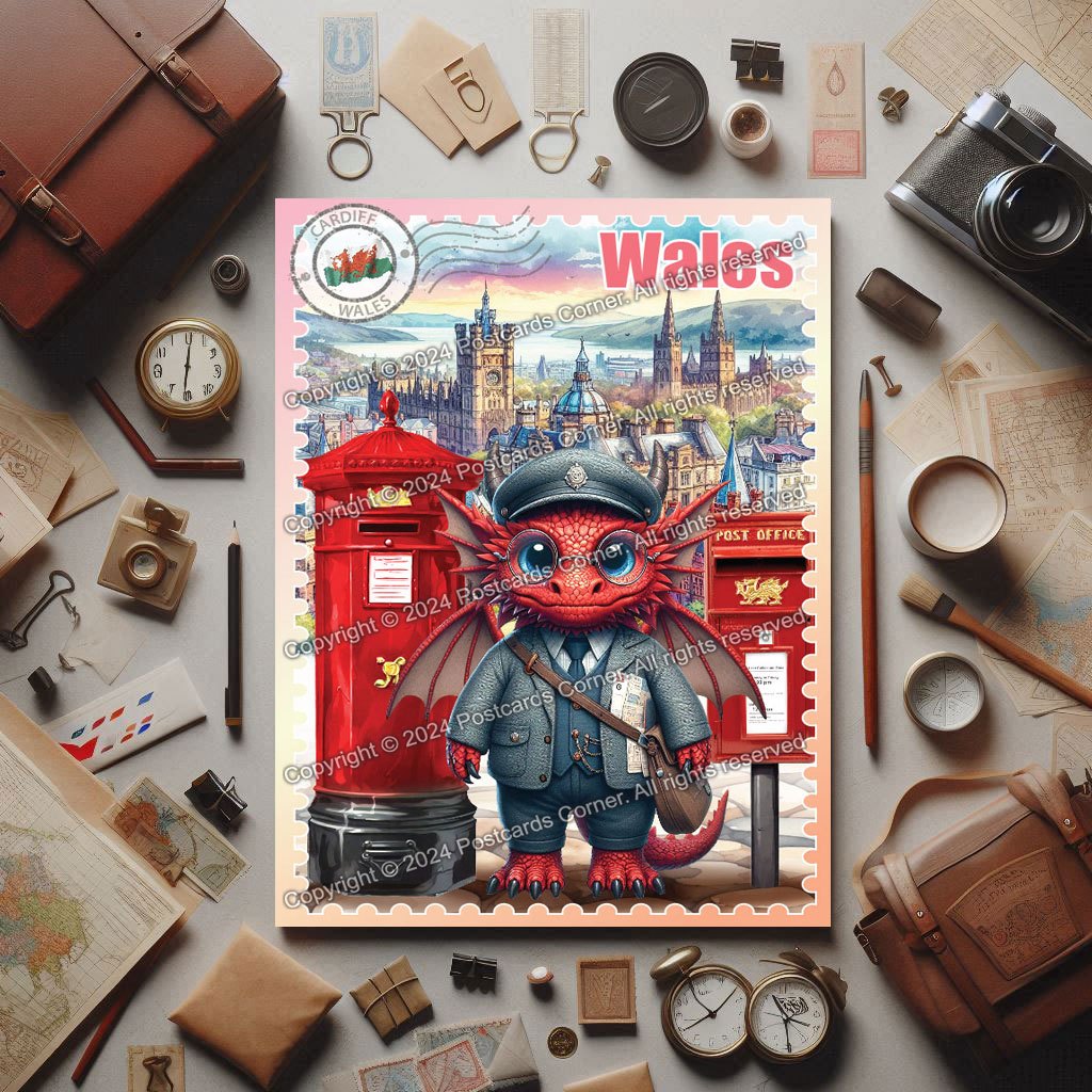 WonderPost Series 3 - Wales 世界奇妙邮筒系列3-威尔士 | Shopee Malaysia