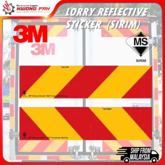 3M Diamond Reflective Sticker / Lorry Reflective Sticker / Puspokom ...