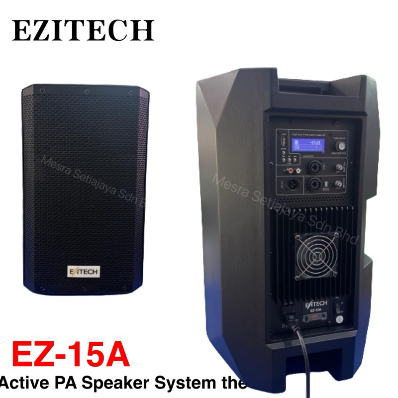 EZITECH EZ-15A ACTIVE PA SPEAKER SYSTEM WITH BLUETOOTH MP3 | Shopee Malaysia