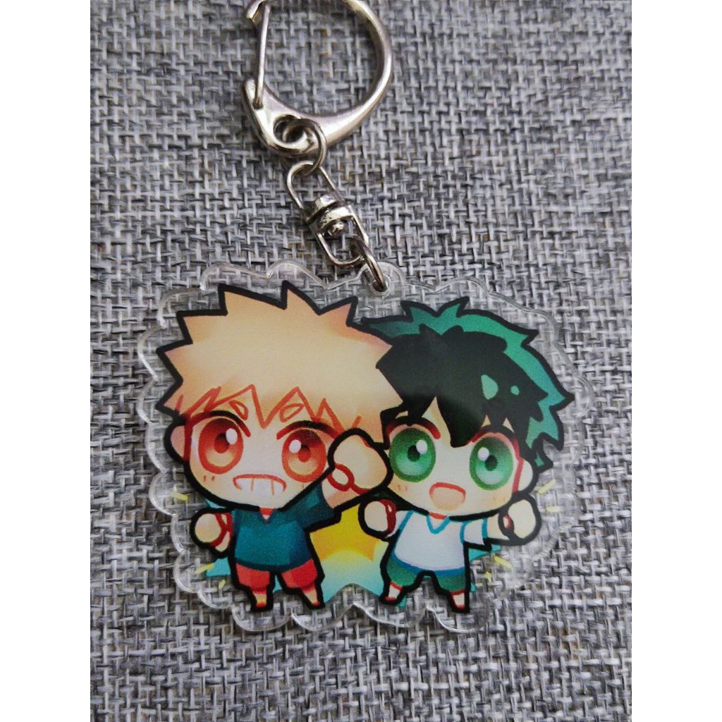 5 cm Anime cartoon keychain MY HERO ACADEMIA Bakugo x Deku Keychain ...