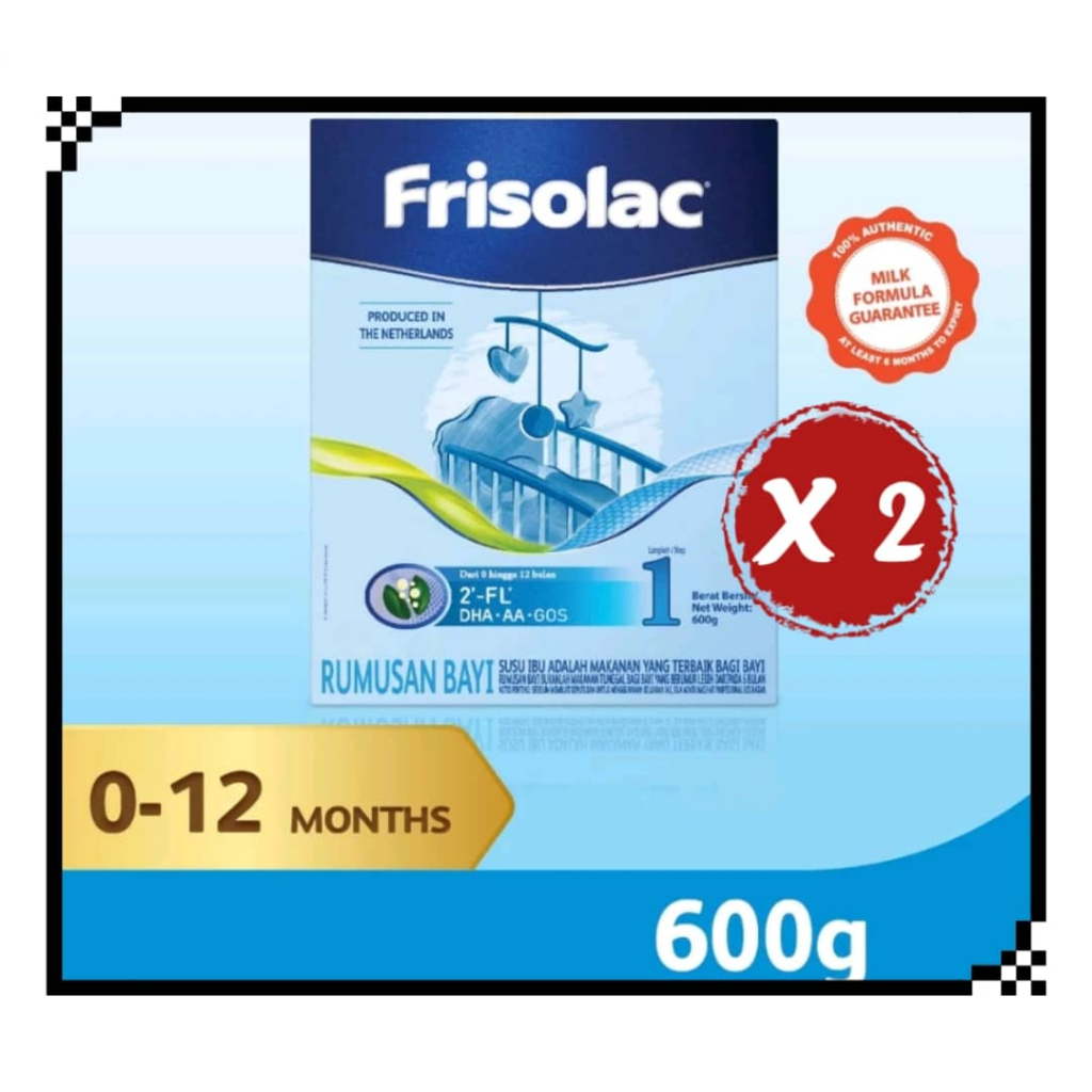 Frisolac Step 1 600G X 2 Boxes/Frisolac Step 1 (1.2kg)(1 BOX) | Shopee ...