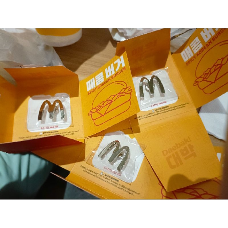 Macdonald McD K-Style Pin Limited Edition | Shopee Malaysia