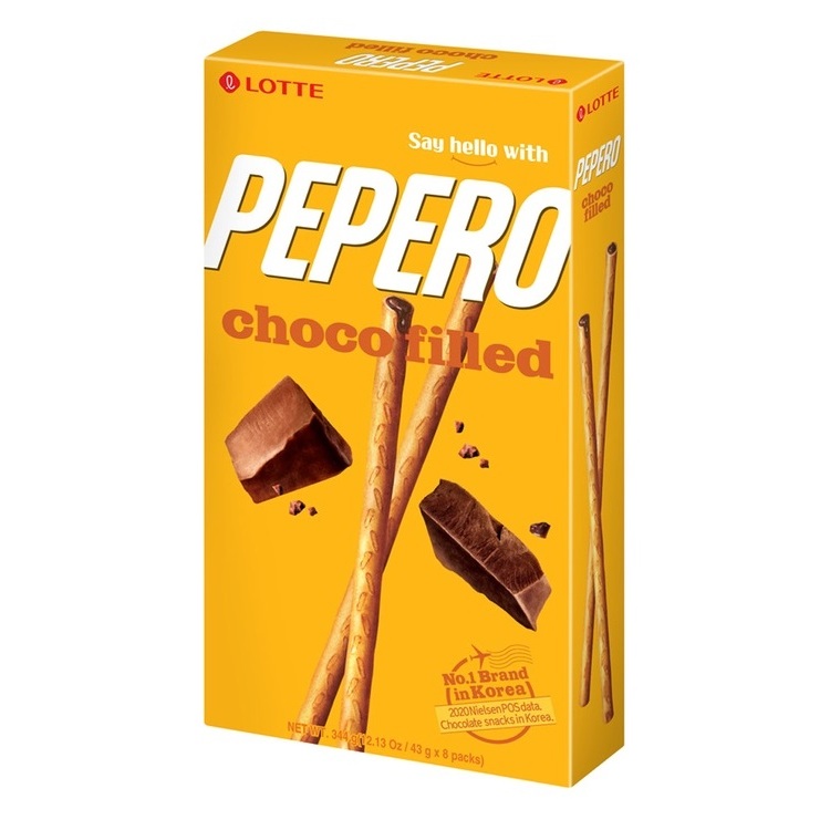 Lotte Nude Pepero Big Pack 344g . | Shopee Malaysia