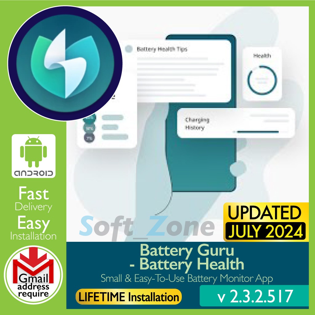Battery Guru - Battery Health 2.3.2 - Small & Easy-To-Use Battery ...