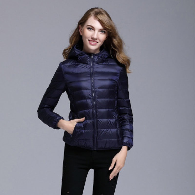 Autumn Jaket Woman Baju Sejuk Perempuan Hooded Lightweight Down ...