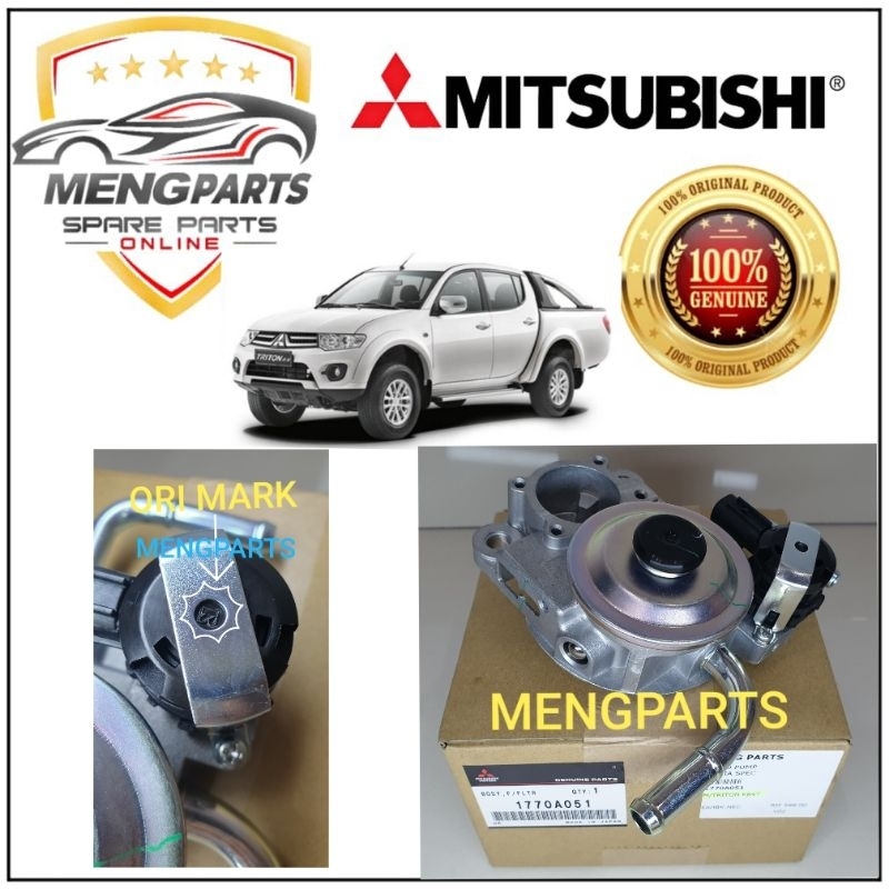 ORIGINAL MITSUBISHI TRITON KB4T 2.5 4D56U HAND PUMP , FUEL FILTER PUMP ...