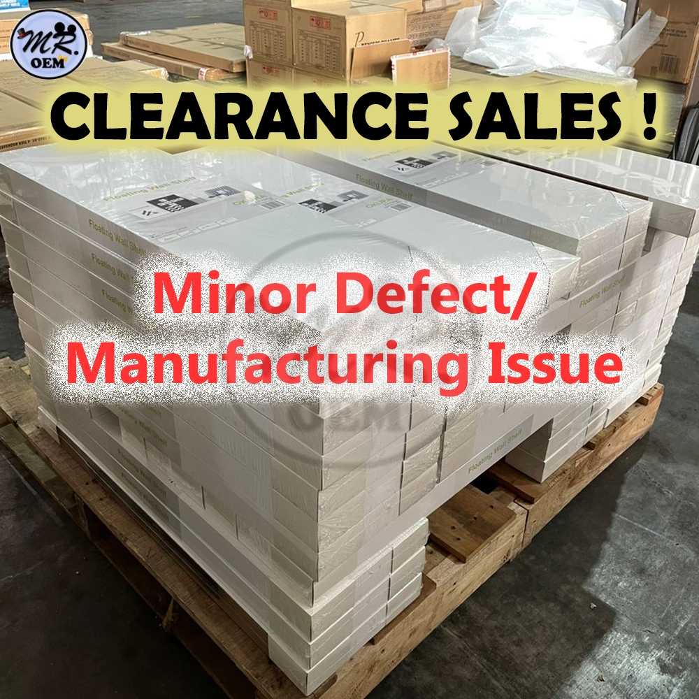 MR OEM【Defect Item】1 Piece Floating Wall Mount Shelf/ Rak Hiasan ...