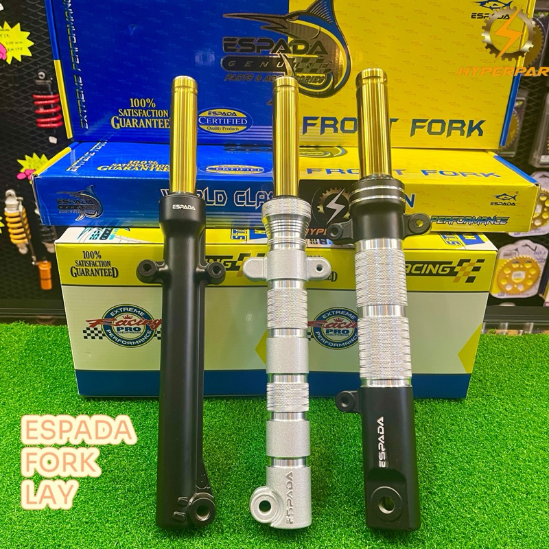 ESPADA FORK LAY TEBAL TURUN 1.5INCH GOLD FORK BAR Y15ZR Y16ZR LC135 ...