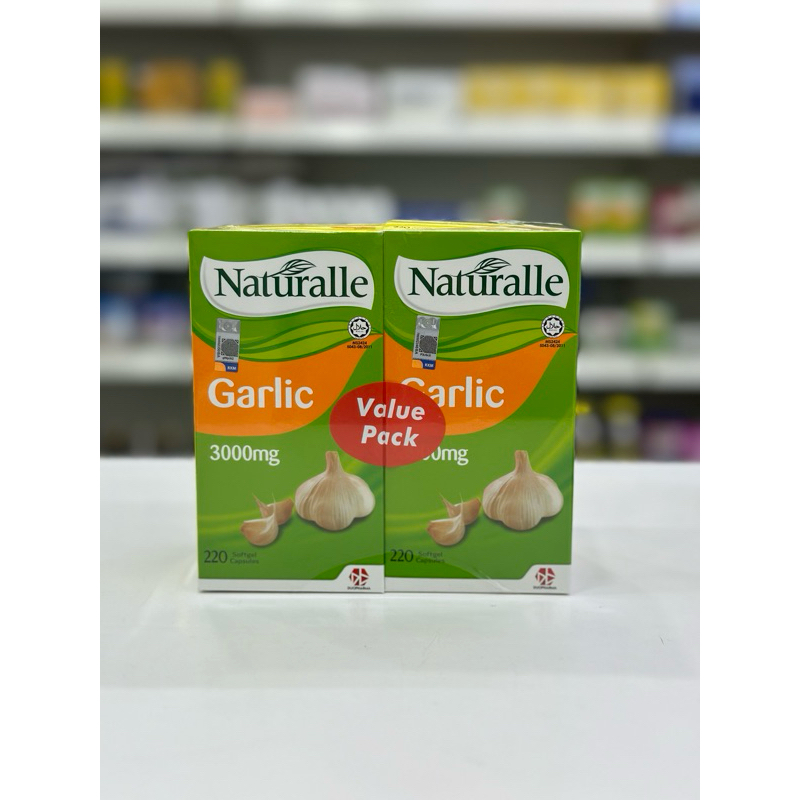 Naturalle Garlic 3000mg Twinpack (220’s+220's) | Shopee Malaysia