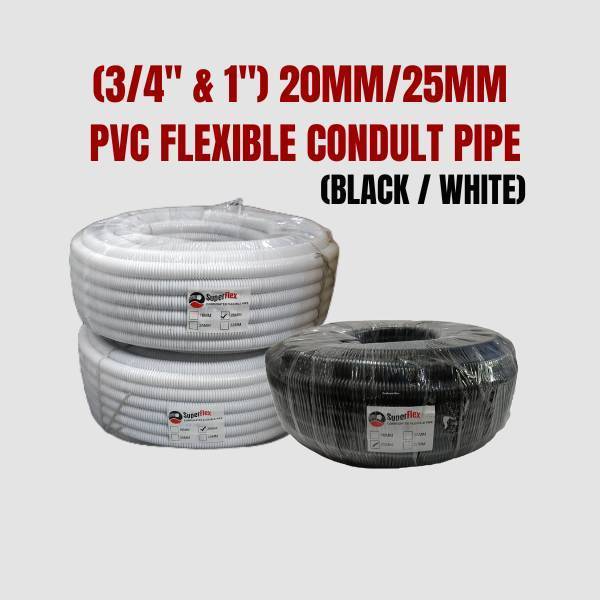 FIGHTER 16MM, SUPERFLEX 20MM & 25MM 40M PVC FLEXIBLE HOSE/FLEXIBLE PIPE ...