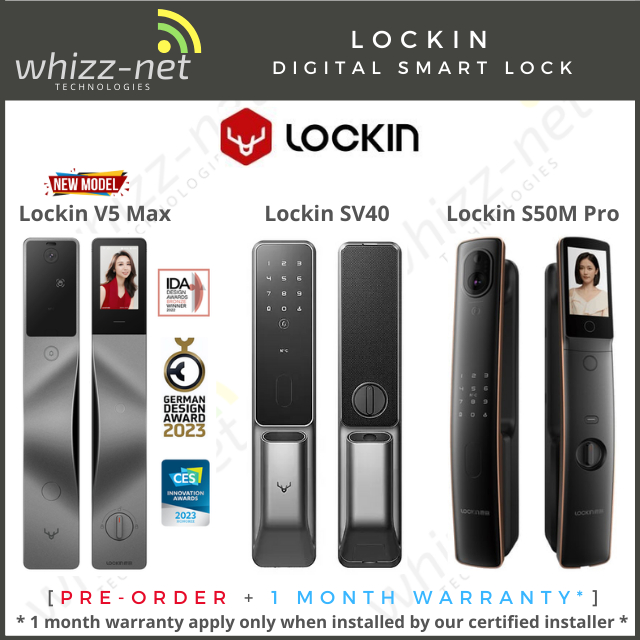 Lockin V5 Max / SV40 / S50M Pro Digital Smart Lock | Shopee Malaysia