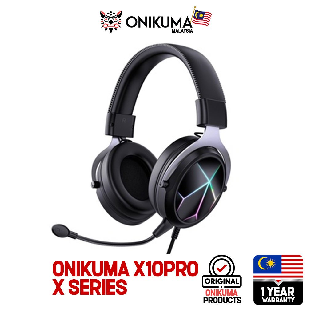 ONIKUMA X10 Pro RGB Gaming Headset Premium Stereo Gaming Headphones ...
