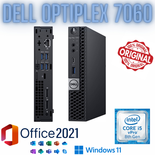 Dell OptiPlex 7060 Micro Form Factor Desktop Computer Intel Core 8th ...