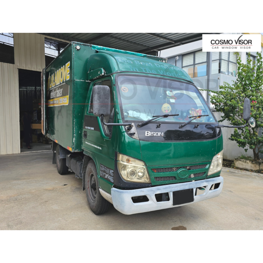 Bison BJ1039 Truck / Lorry 2011-Above Door Visor / Window Vent Visor Deflectors (MADE IN ...