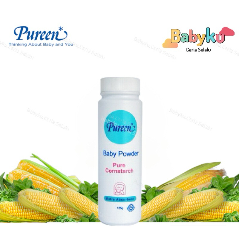Pureen Pure Cornstarch Powder 125g | Shopee Malaysia