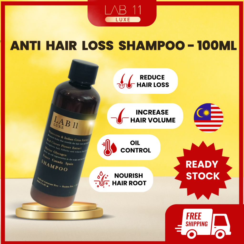 LAB 11 LUXE HAIR SHAMPOO - TRIAL SET 100ml【Upgrade Version】 Anti Hair ...