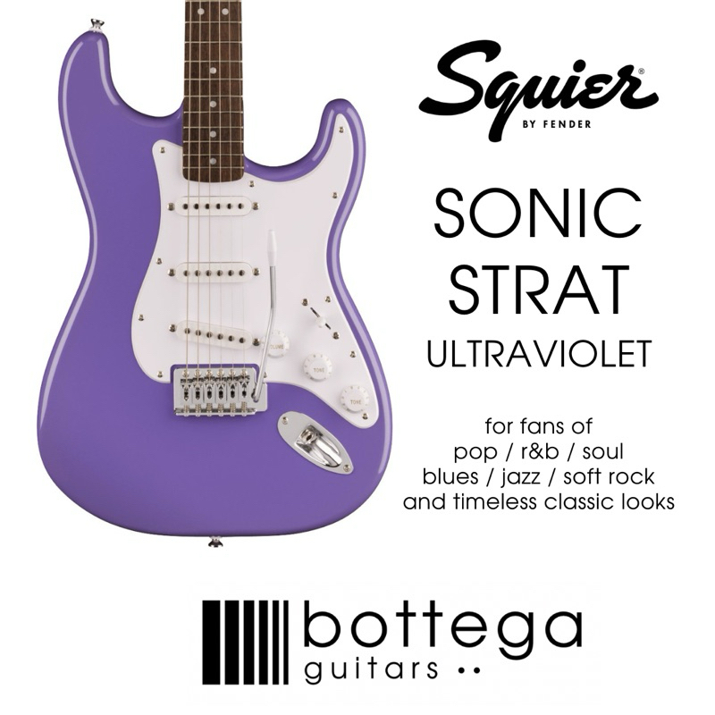 Squier Sonic Strat Electric Guitar (Ultraviolet) | Shopee Malaysia