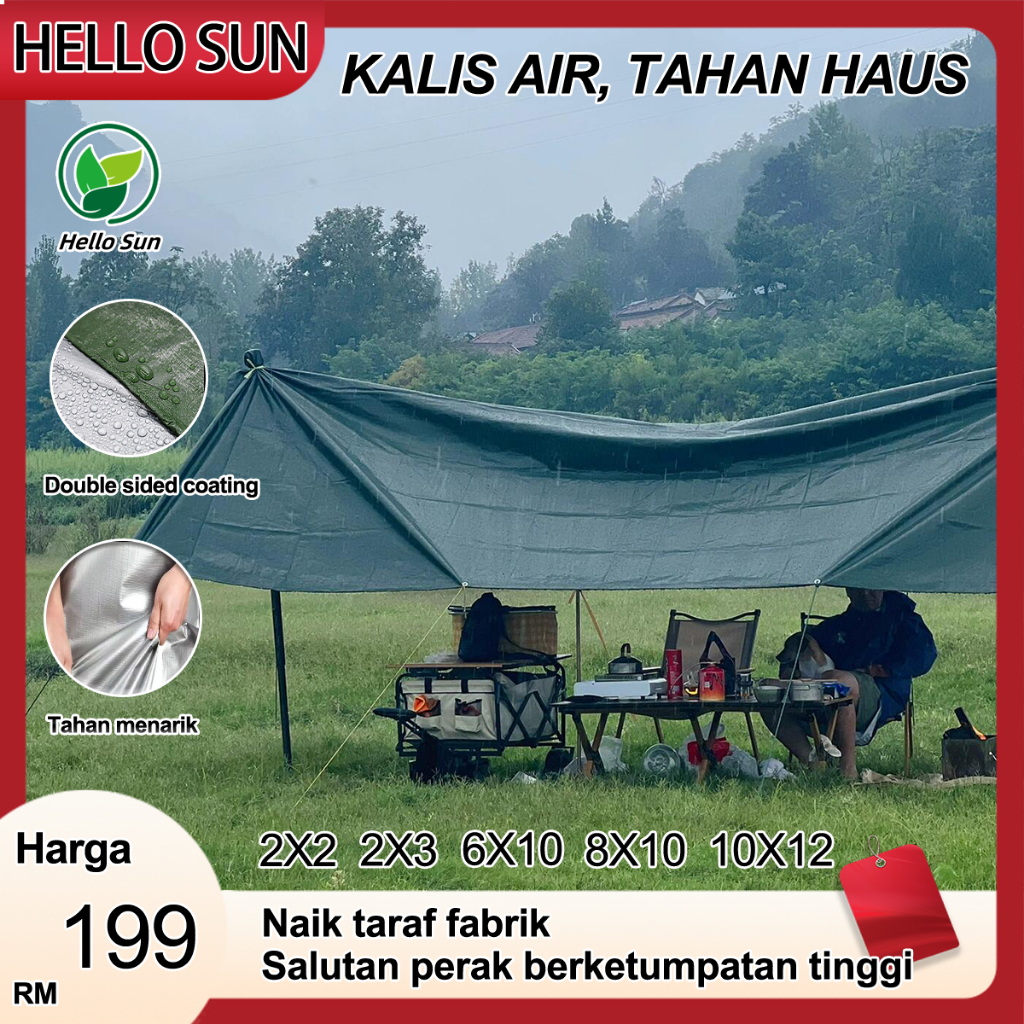 Waterproof canvas,Tarpaulin canvas,Kanvas khemah tebal 180g/m2,Canvas ...
