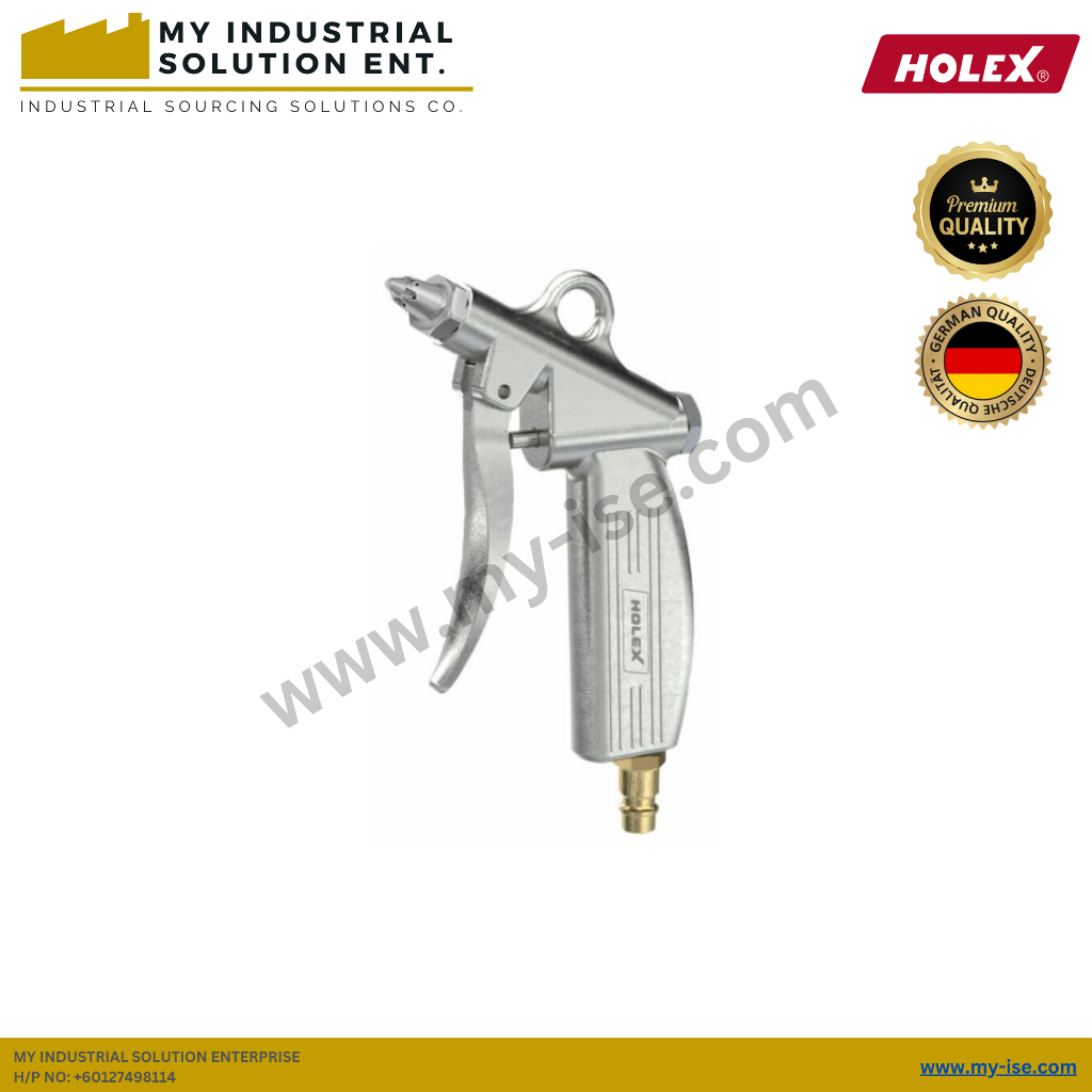 HOLEX / Compressed Air Blow Gun With Low-Noise Safety Nozzle / Safety ...