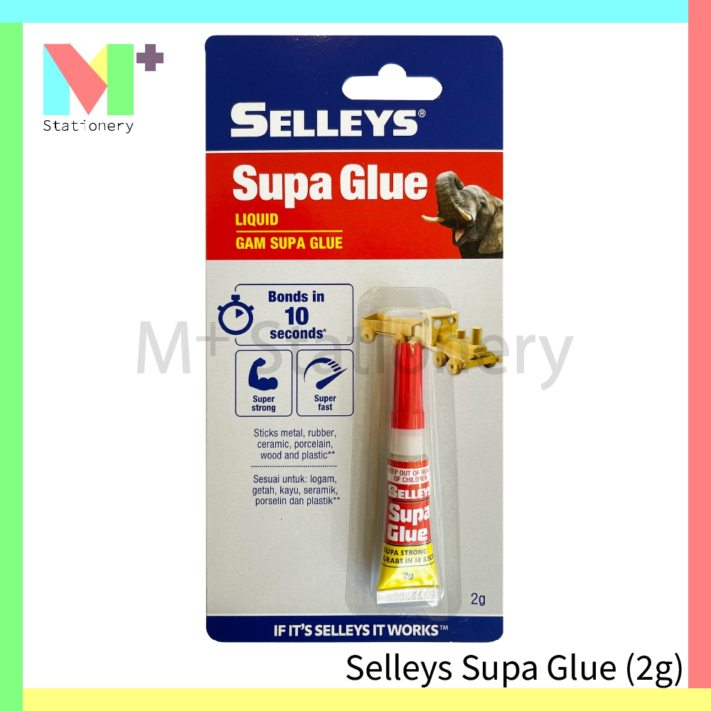 Selleys Supa Glue (2g) (1'pc) / Super Glue (2g)/ Gam Gajah Selley ...