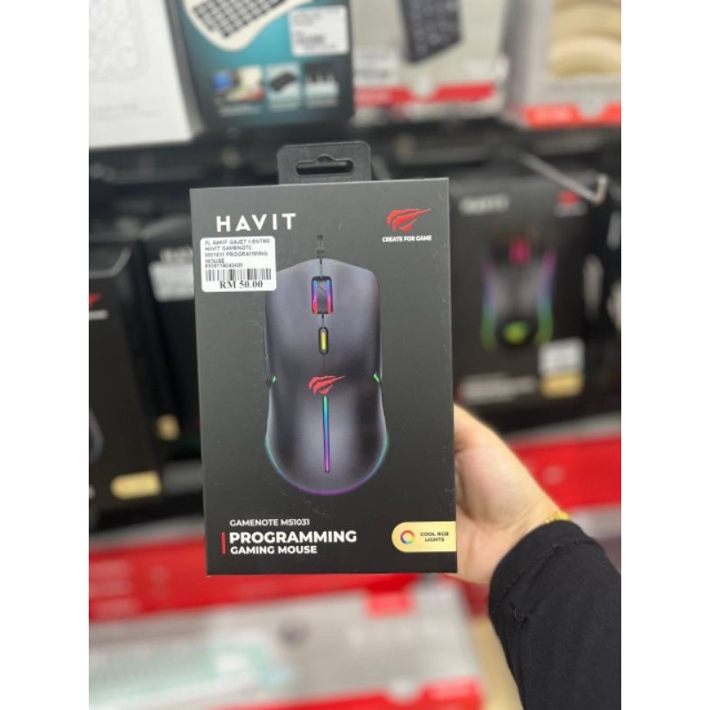 HAVIT GAMENOTE MS1031 PROGRAMMING MOUSE | Shopee Malaysia