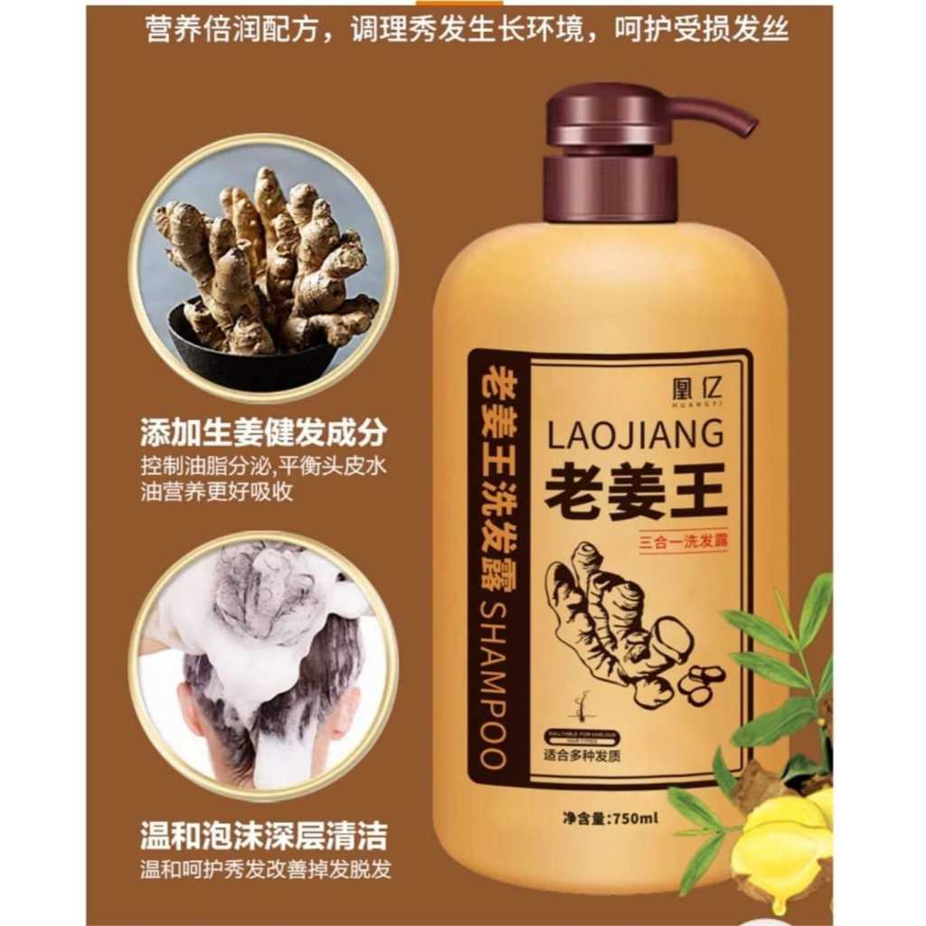 K3285 老姜王洗发露 Old Ginger King Shampoo (1 bottle 750ml) | Shopee Malaysia
