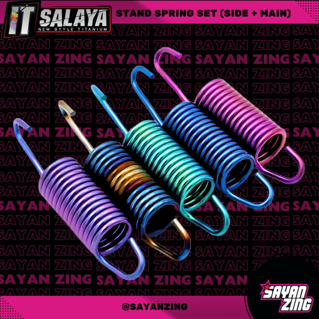 ITSALAYA XMAX TITANIUM STAND SPRING (SIDE+MAIN) | Shopee Malaysia