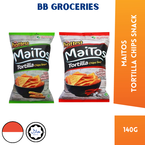 MAITOS Tortilla Chips Snack 140g HALAL | Shopee Malaysia