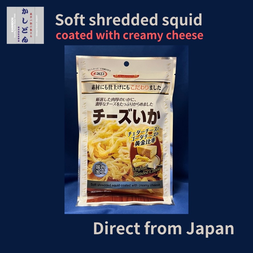 [KASHI DON] Soft shredded Squid coated with creamy cheese, MARUESU ...