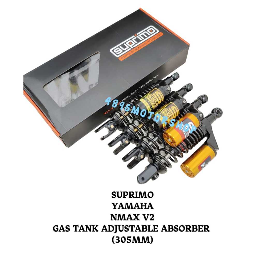 SUPRIMO APIDO NMAX V2 N-MAX 305MM ADJUSTABLE PRESTIGE REAR ABSORBER ...