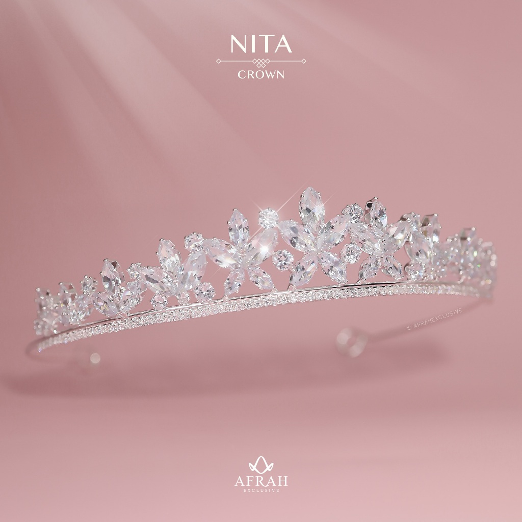 Crown Nikah Sanding Headband Tunang Nikah Pengantin Tiara Mahkota Bride Crown Afrah Exclusive ...
