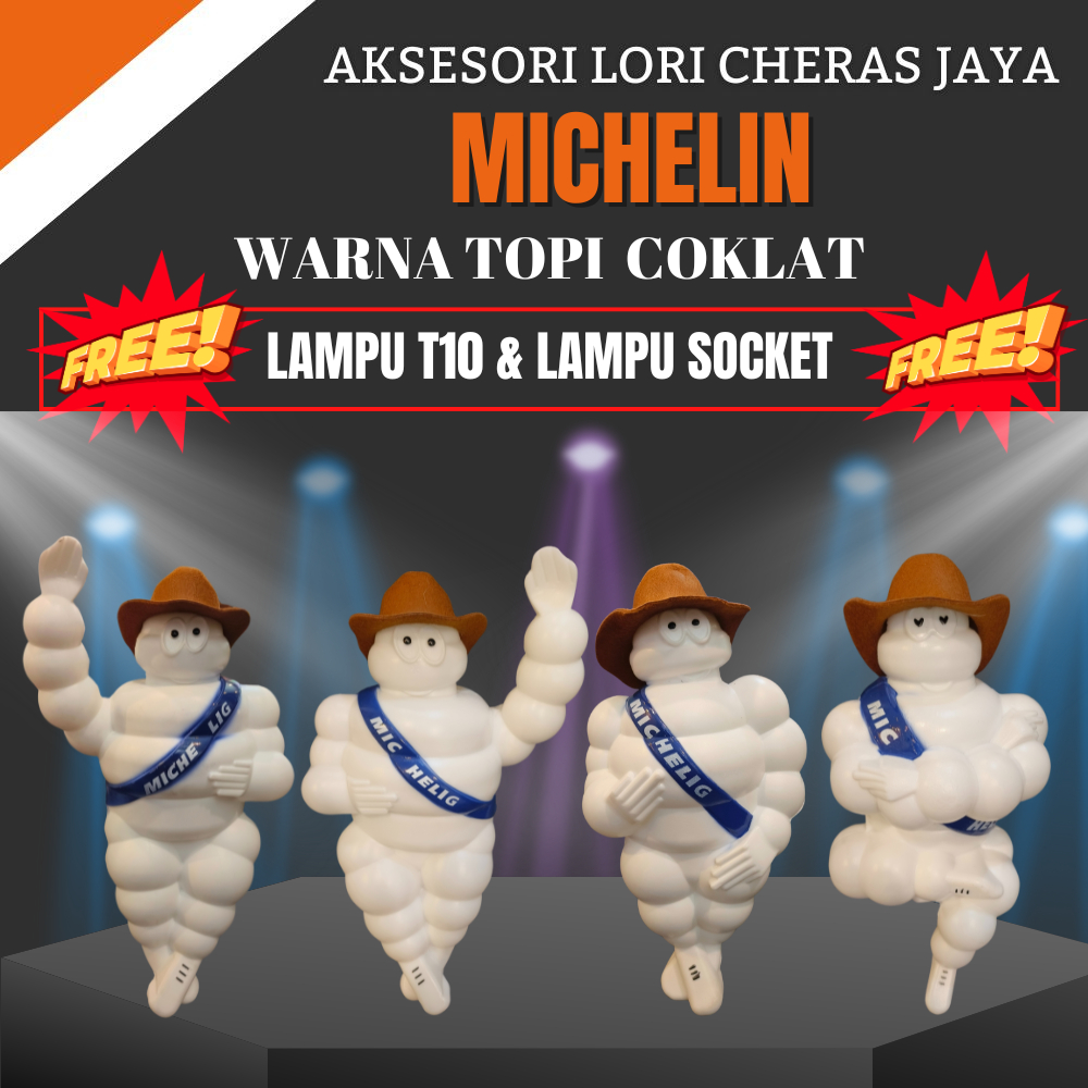 AKSESORI LORI CHERAS JAYA PATUNG MICHELIN SEKALI BRACKET TOPI T10 LORI ...