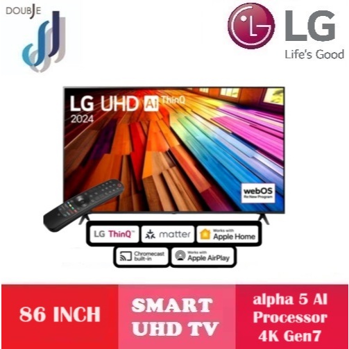 LG 86" UT8050 4K UHD LED SMART TV (2024) 86UT8050PSB | Shopee Malaysia