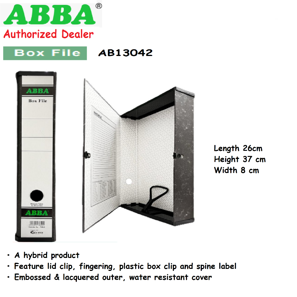 ABBA Box File 3" F4 13042 / ABBA F4 File Kotak F4 3 inches | Shopee ...