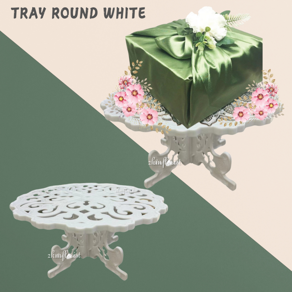 DULANG HANTARAN Perkahwinan Gift Tray Nikah Kahwin Diy White Tray ...