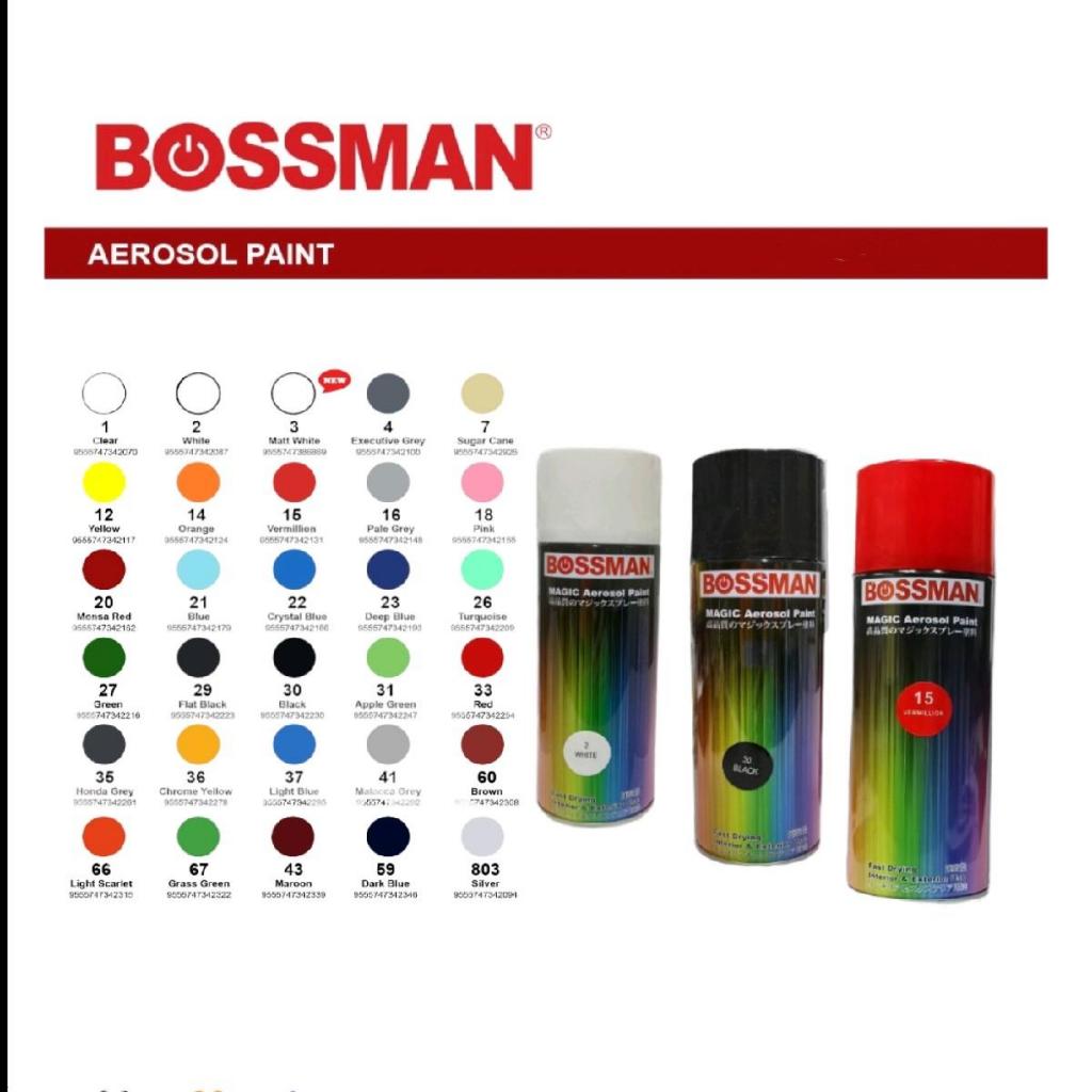 Bossman Aerosol Spray Paint - 400ml Car Motor Home | Shopee Malaysia