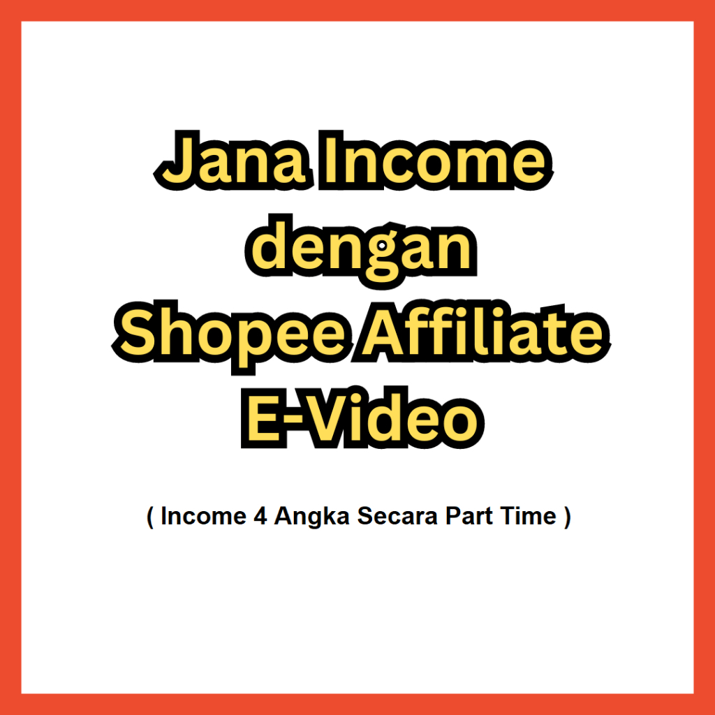 Jana Income dengan Shopee Affiliate｜Video Course | Shopee Malaysia