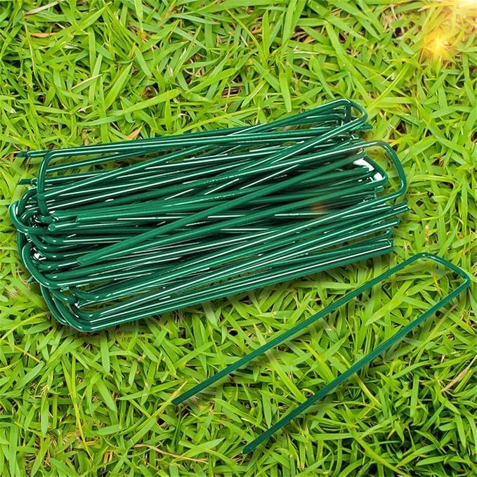 10cm U-Shaped Nails Garden Landscape Staples Fabric Garden Lawn Fixed ...