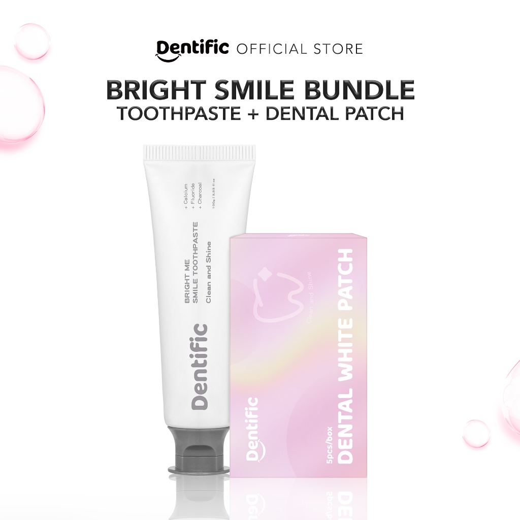 Dentific 2 In 1 Charcoal Toothpaste and Dental White Patch | Shopee ...