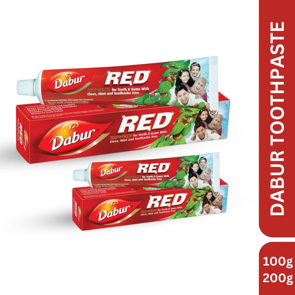 Dabur Red Ayurvedic Toothpaste-100g & 200g | Shopee Malaysia