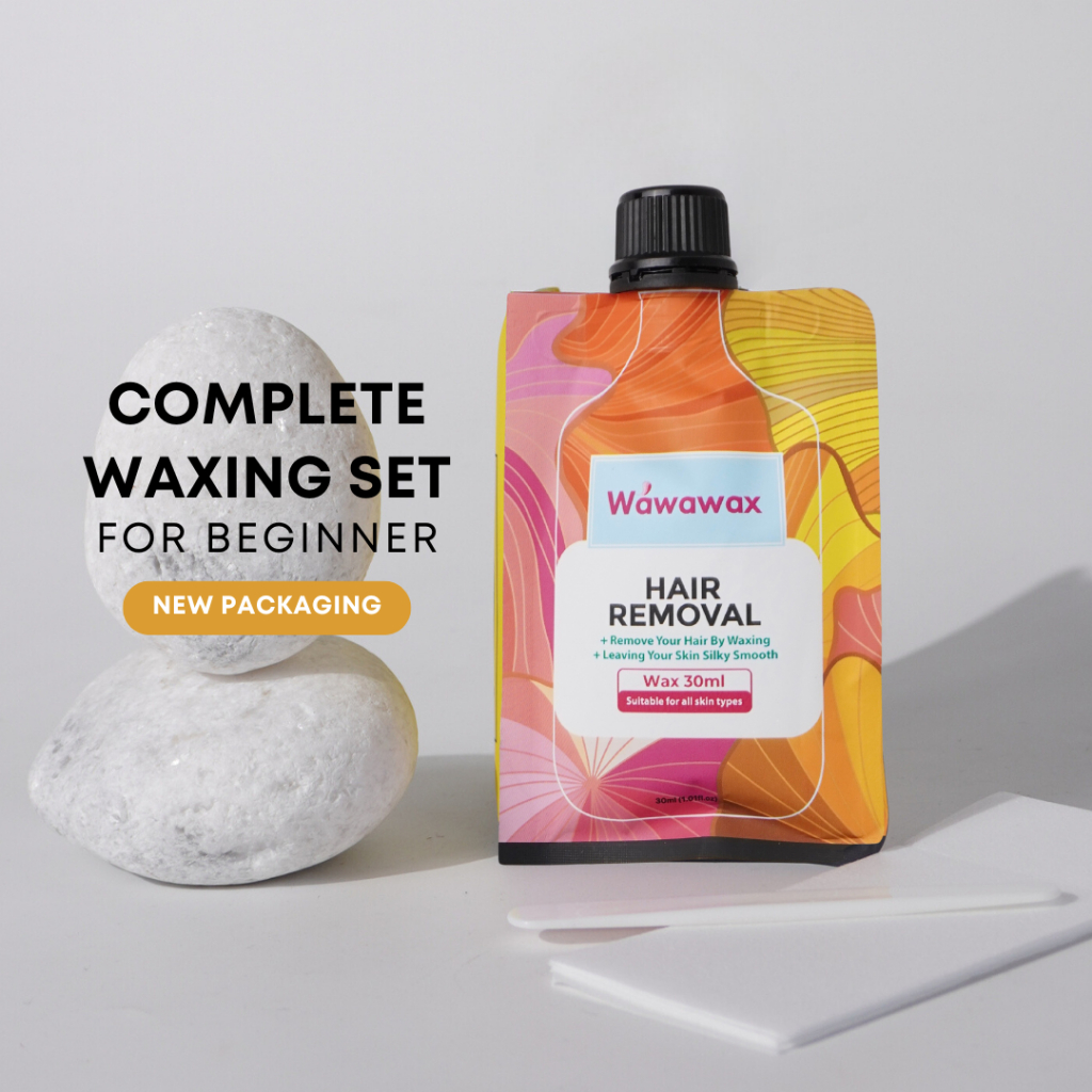 WAWAWAX Wax Penanggal Bulu 30ml Kit Permulaan (Hair Removal Wax 30ml ...