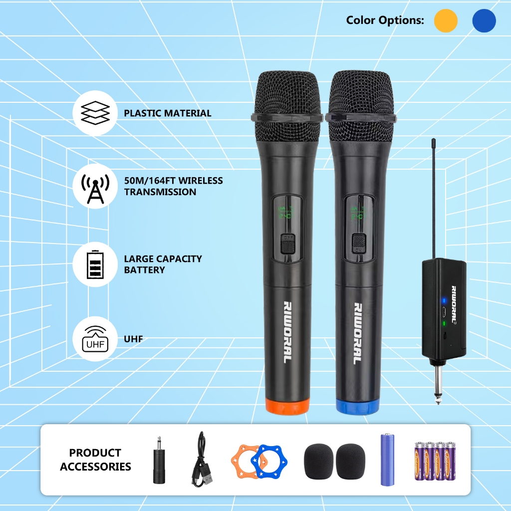UHF Rechargeable Wireless Microphone | Shopee Malaysia
