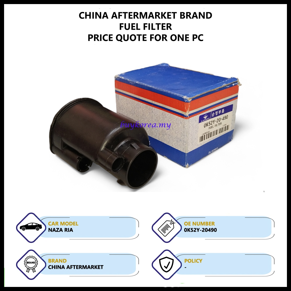 Naza Ria China Aftermarket Fuel Filter (0K52Y-20490) | Shopee Malaysia